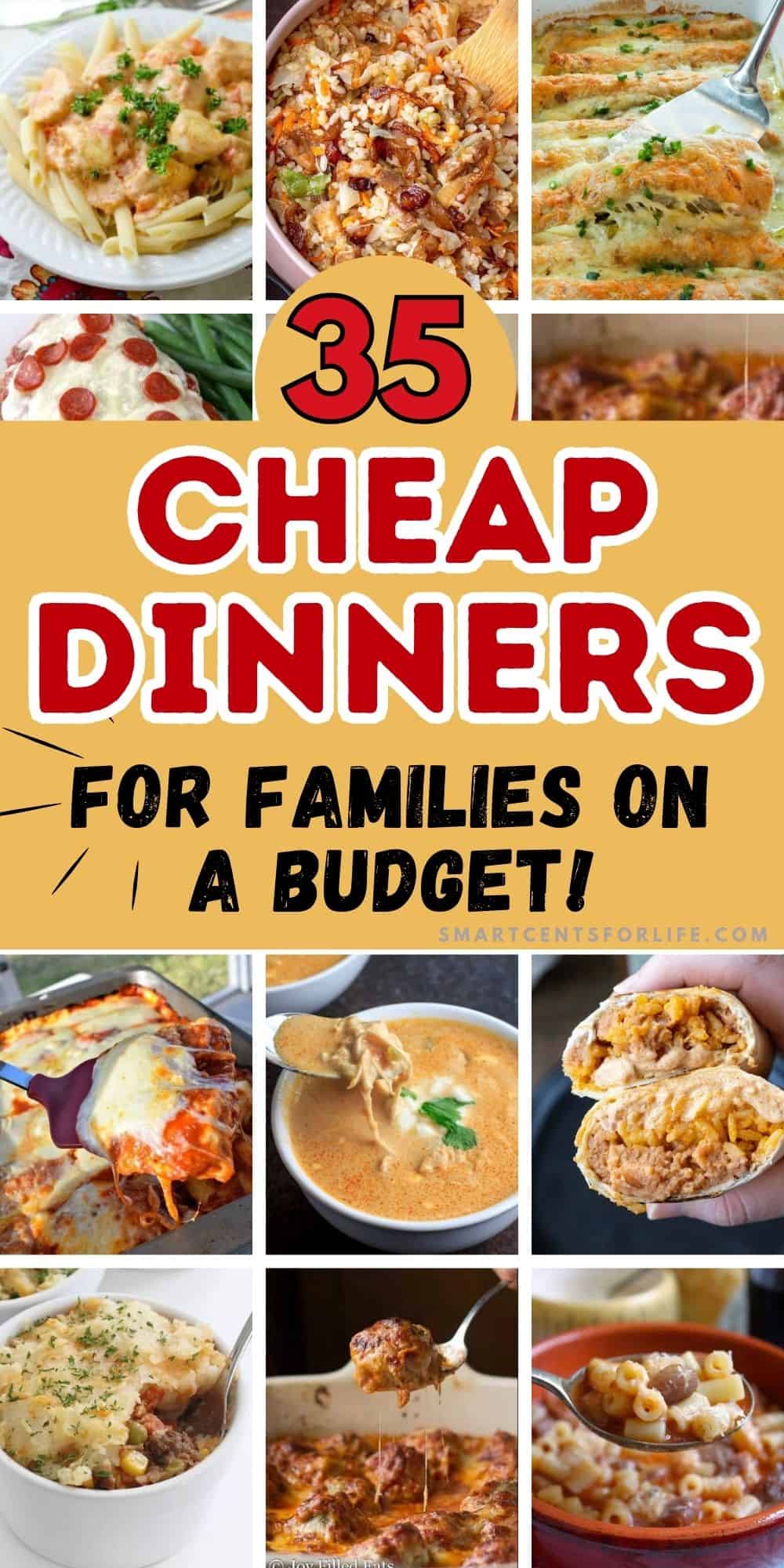 35+ Cheap and Easy Family Meals (Budget Recipes!) – Smart Cents For Life